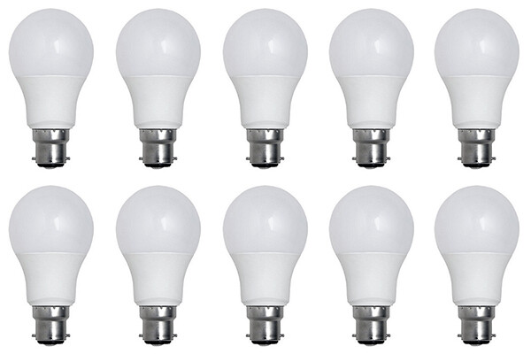 Toki 7W B22 Warm White LED Opaque GLS Light Bulb (10pk) | eBay UK