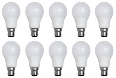 Toki 7W B22 Warm White LED Opaque GLS Light Bulb (10pk) | eBay UK