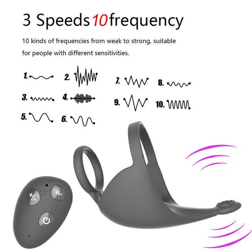 Cock-Vibrating-Ring-Perineum-Penis-Massager-Stimulator-Prostate-Massage ...
