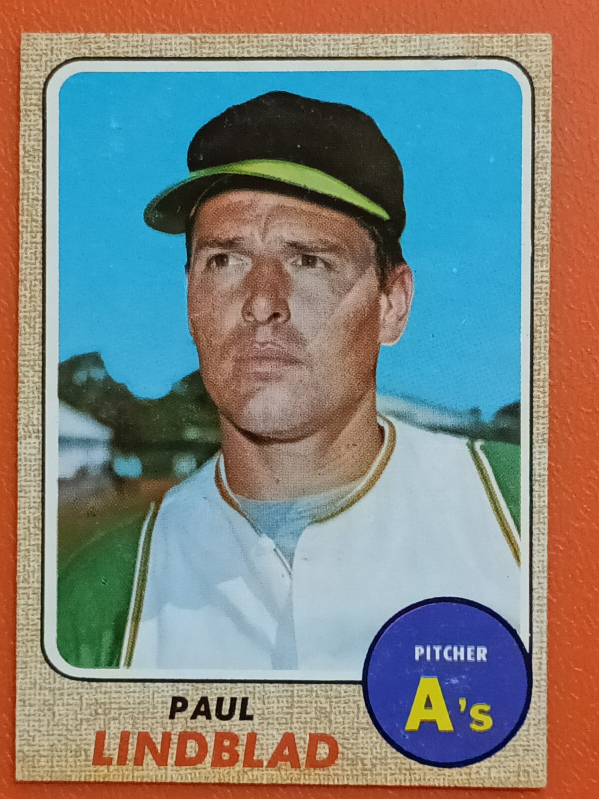 1968 TOPPS BASEBALL PAUL LINDBLAD OAKLAND ATHLETICS #-127 NM-MT | eBay