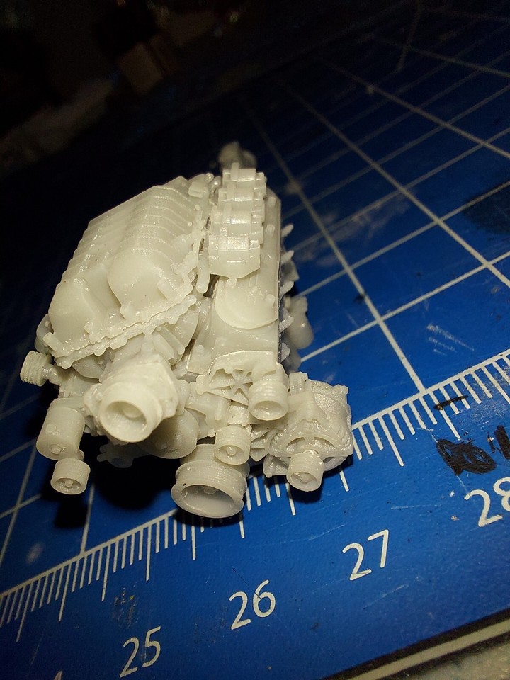 3D Printed Chevrolet LSA Engine Kit 1/24 1/25 Scale Model Car Engine | eBay