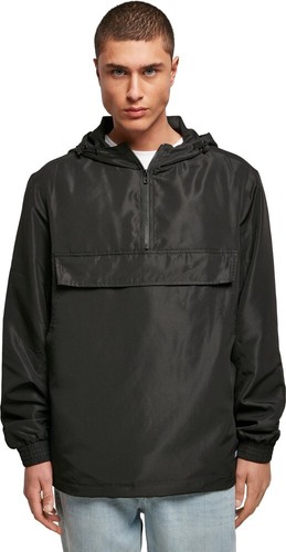 Urban Classics Recycled Basic Pull Over Jacket Black | eBay.de