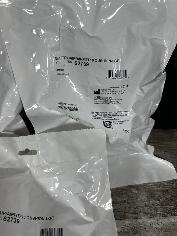 3- ResMed 62739 QuattroAir / AirFit F10 Cushion Large 619498627394 | eBay
