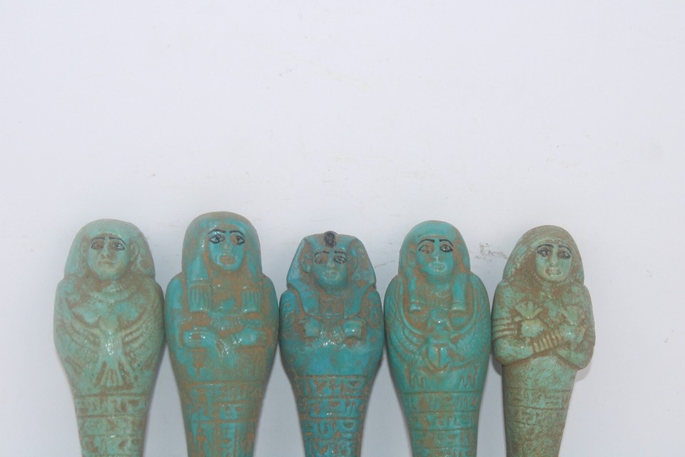 5 PHARAONIC ANCIENT EGYPTIAN Ushabti Shabti Statues -Egypt History (KJ ...