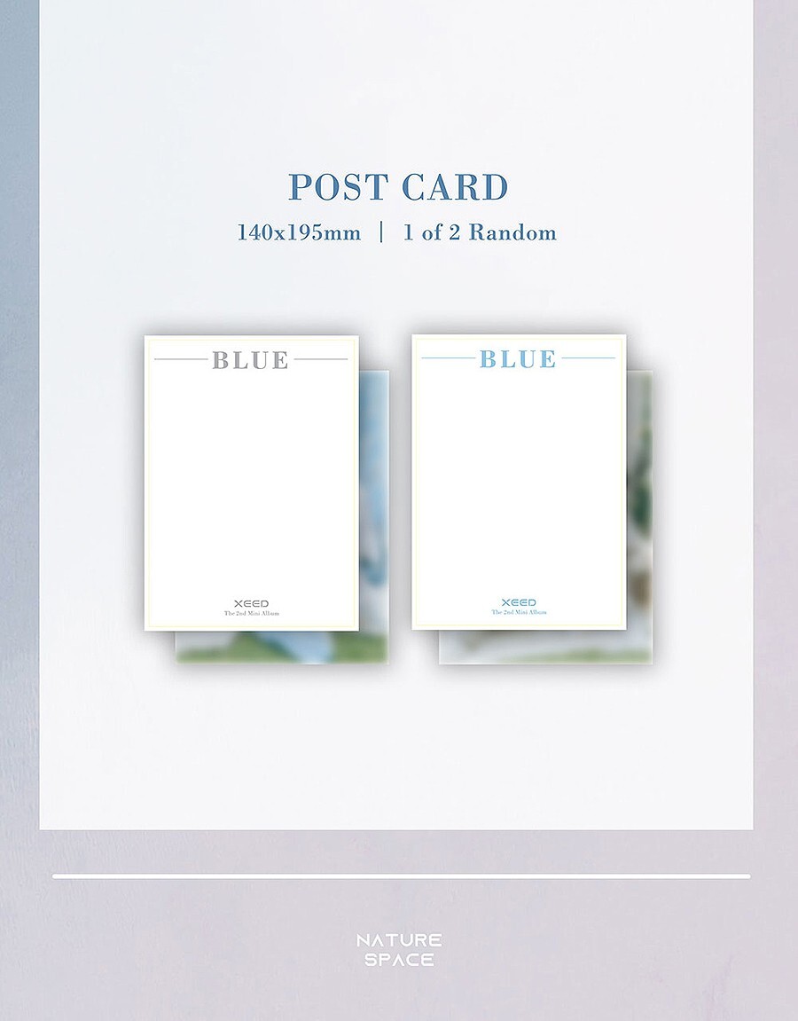 XEED [BLUE] 2nd Mini Album CD+Photo Book+2 Photo Card+Polaroid Card ...