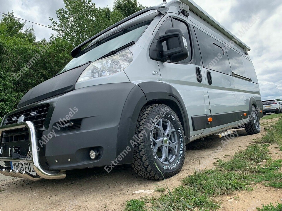 18" Grey VP4 Alloy Wheels Ford Transit Van Mk6 Mk7 Mk8 Custom Bus Crew ...