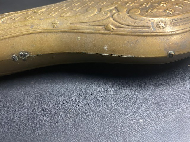 3 ANTIQUE BRASS AND COPPER POWDER HORNS | eBay