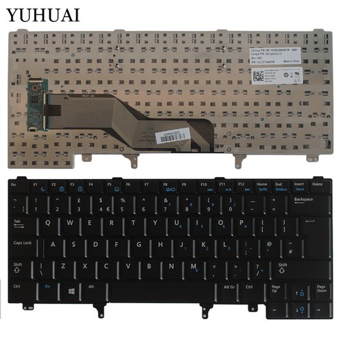 UK Keyboard for Dell Latitude E5420 E5430 E6320 E6330 E6420 E6430 E5430 ...