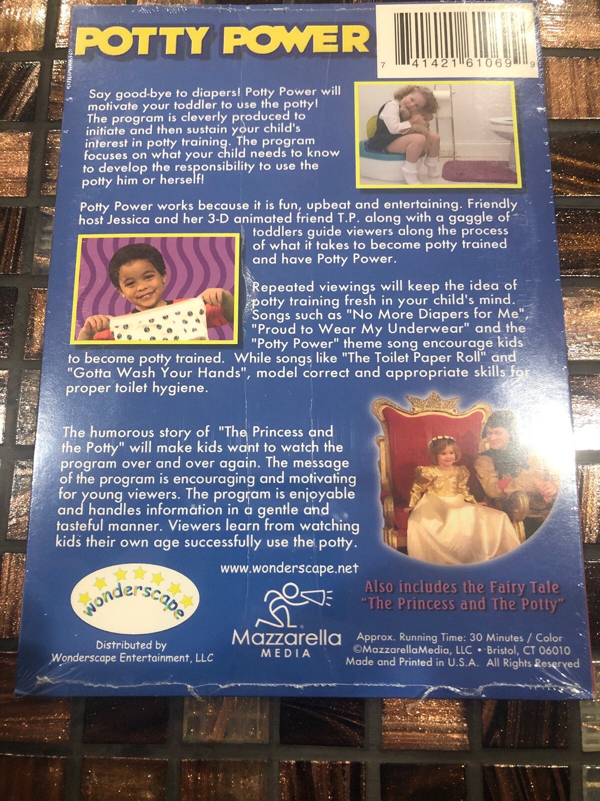 Wonderscape Entertainment Award Winning DVD Potty Power for Boys ...