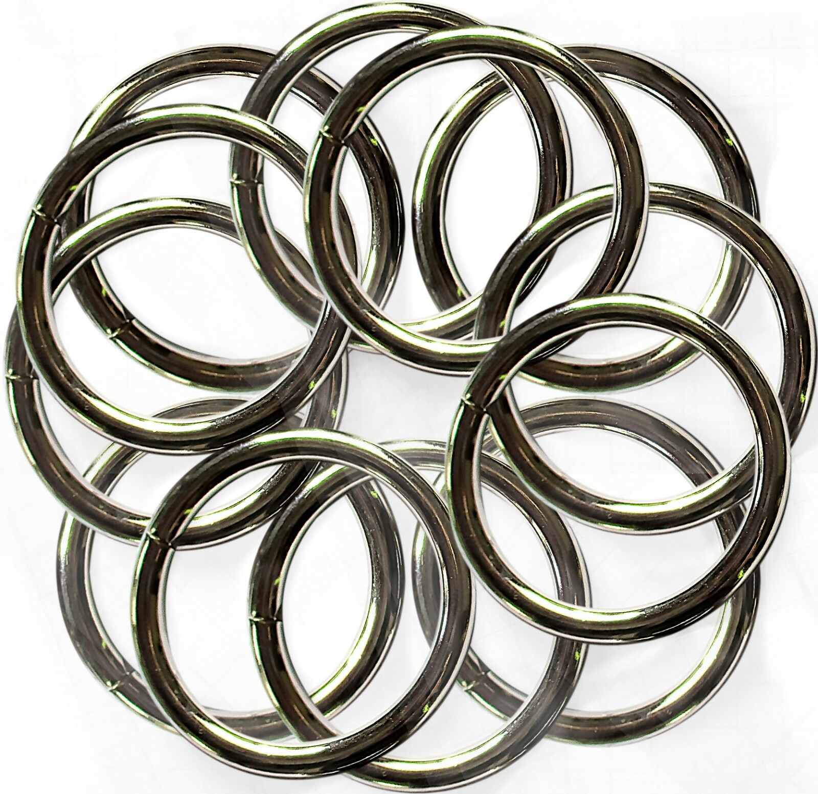 Metal O Rings unwelded 25, 32, 38mm 3 colours | eBay