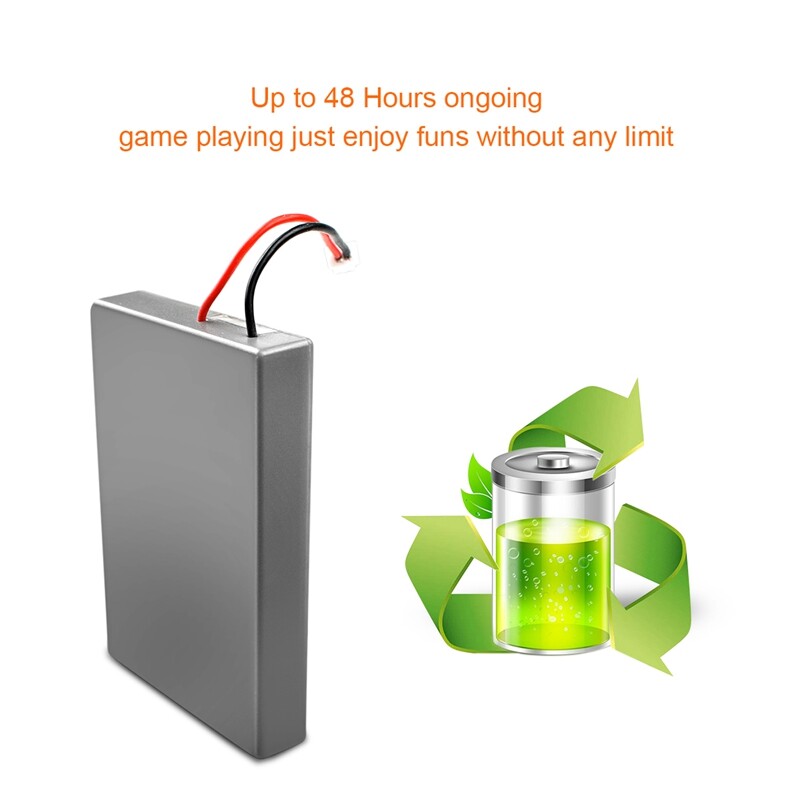 2.0Ah Replacement Battery PACK For Sony PS4/PRO Playstation 4 ...