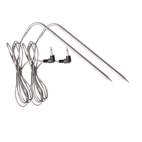 2 Pcs High Temperature Meat BBQ Probe For Pit Boss and Most Wood Pellet ...