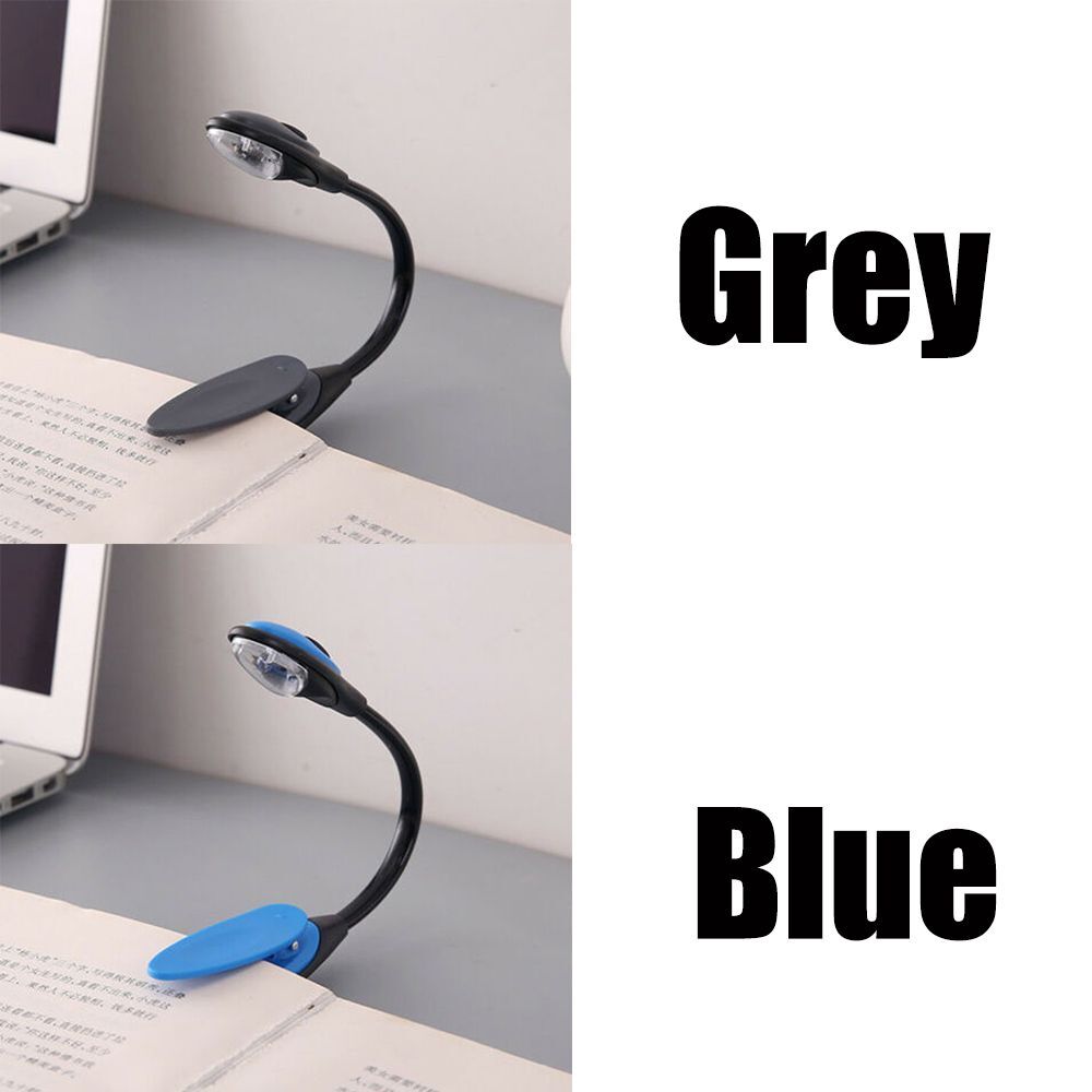 Lights Flexible Portable Reading LED Book Light Clip On Lamp Travel ...
