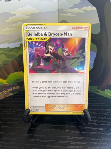 Bellelba & Brycen-Man 186/236 - Cosmic Eclipse - Uncommon - Pokemon ...