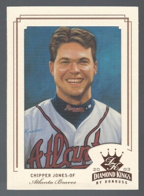 Chipper Jones 2003 Diamond Kings Bronze Foil Card# 82 | eBay