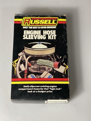 RUSSELL ENGINE HOSE SLEEVING KIT | #7758R | Stainless Flex Guard Engine Kit | eBay