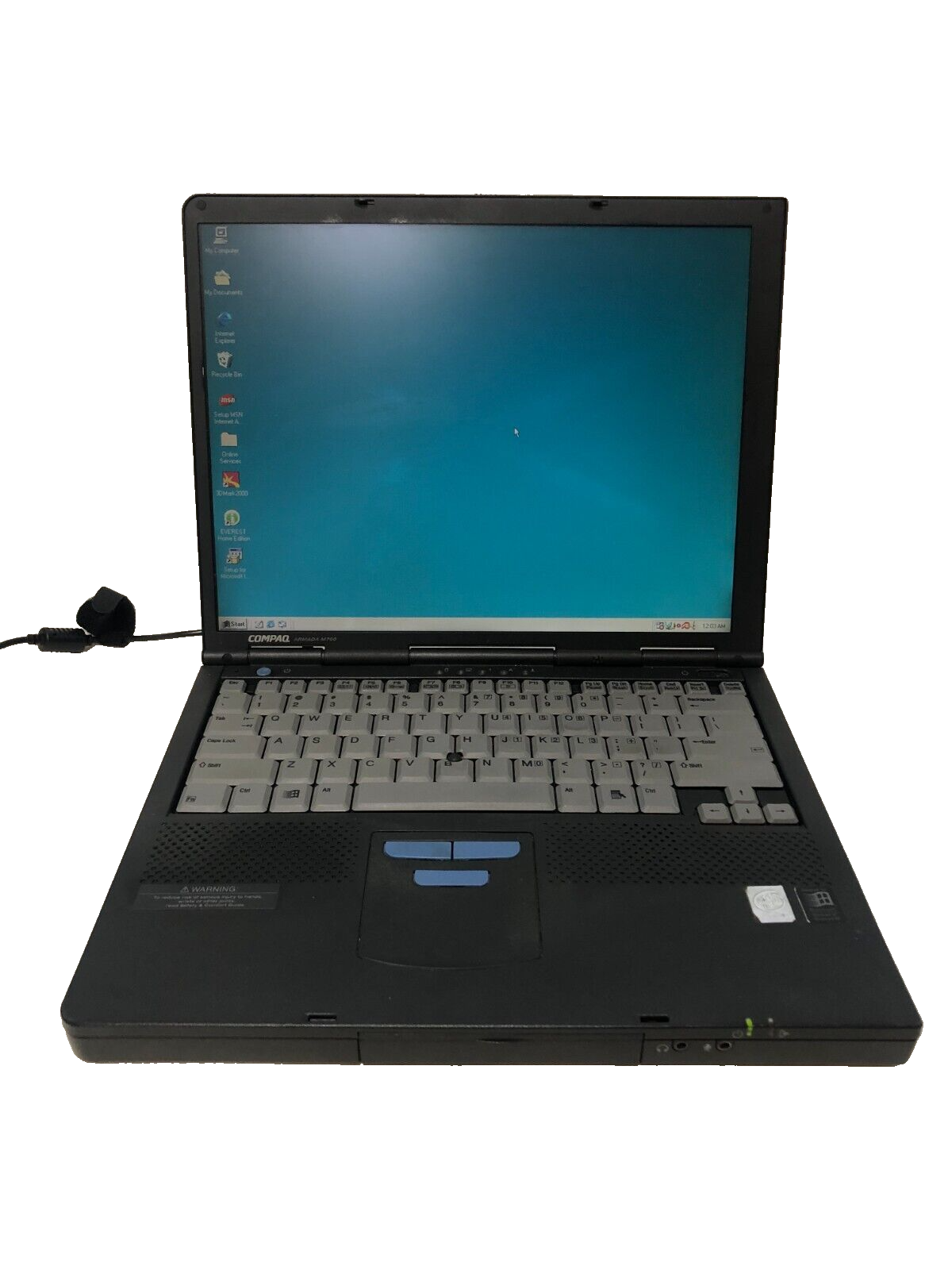 Vintage Compaq Armada M700 Laptop Pentium iii Adapter Serial Parallel ...