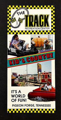 1980s Pigeon Forge TN The Track Recreation Center Vintage Travel ...
