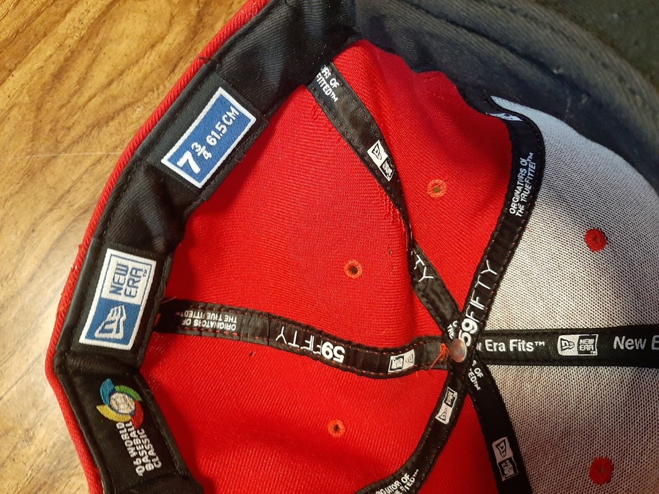 Canada WBC New Era Fitted Hat Size 7 3/4 World Baseball Classic Flag ...