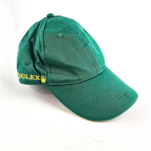 Rolex Logo Hat Mens Adjustable Green Cotton Baseball Cap Crown ...