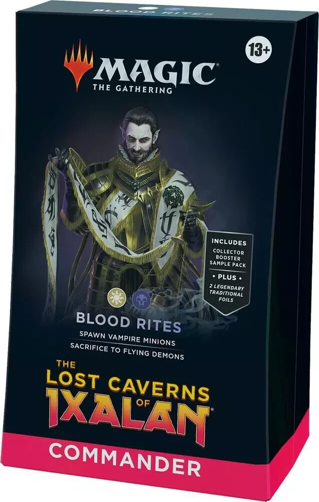 The Lost Caverns of Ixalan Commander Deck - Blood Rites - MTG - Sealed ...