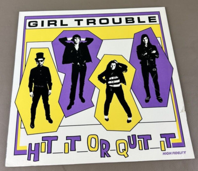 GIRL TROUBLE HIT IT OR QUIT IT / RARE LP SUB POP 1988 1ST PRESS VG+ (BB ...