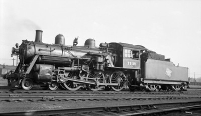 Milwaukee Road CMStP&P Railroad 1138 4-6-0 Bensenville 11-38 Ranke ...