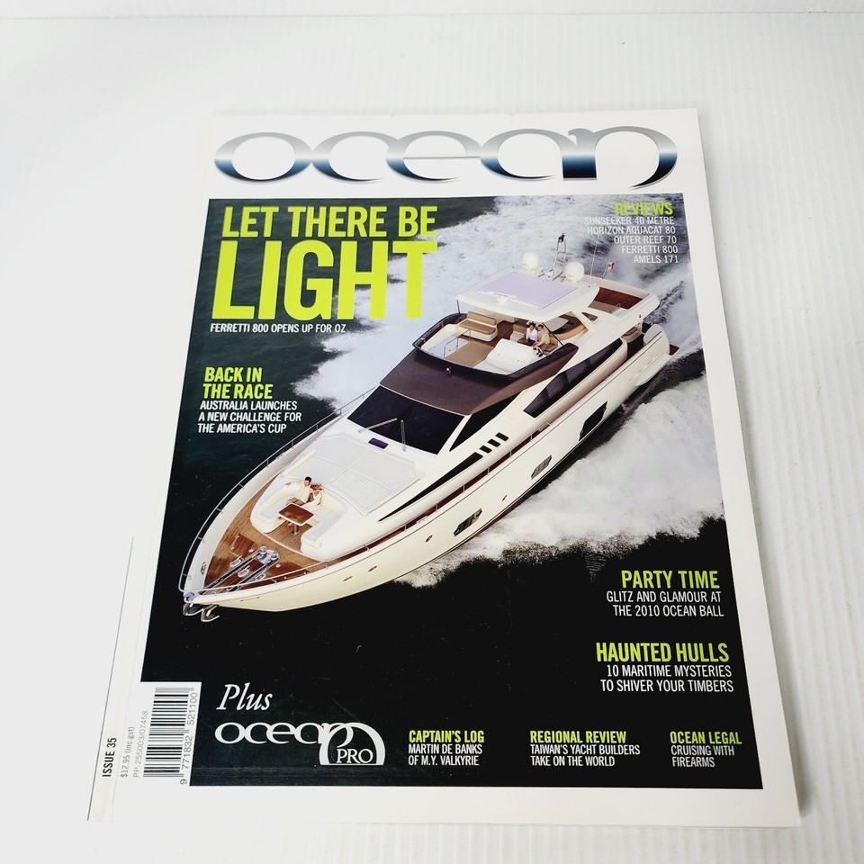 Ocean Magazine Bundle Lot x3 Luxury Motor Super Yachts Sailing Issue 35 ...
