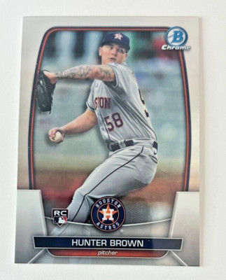 2023 Bowman Chrome HUNTER BROWN RC #69 Astros | eBay