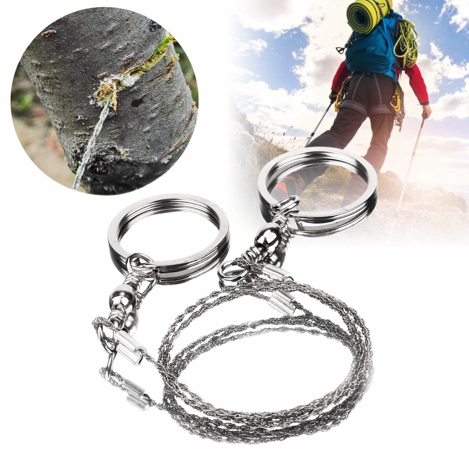 Pocket Wire Saw - 22 ' Stainless Steel saw for Camping, Hiking ...