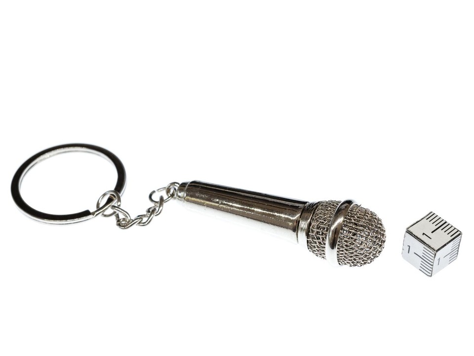 Microphone Keychain Miniblings Micro Music Musician MC Singer Singing ...