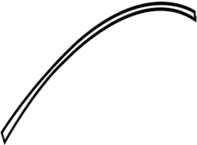 75555-50010-C0 Toyota Moulding, roof drip side finish, center rh ...