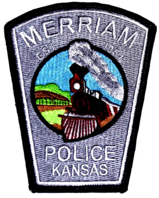 MERRIAM – POLICE - KANSAS KS Sheriff Police Patch RR TRAIN STEAM ENGINE ...