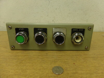 Hoffman 4-Button Control Box Total Length 11-1/4 or Station *FREE ...