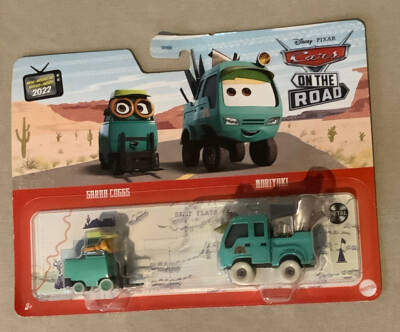 2022 DISNEY PIXAR CARS 2-CAR PACKAGE W/ SARAH COGGS & NORIYUKI ON THE ...