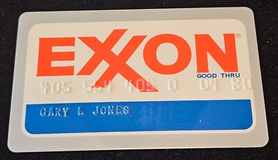 EXXON Credit Card ~ exp 1980 ~our item #CCB50 | eBay