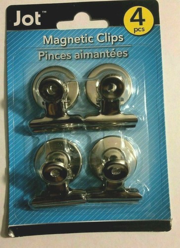 4 PC METAL Strong Magnetic Spring Clips Clamp Set New In Package | eBay