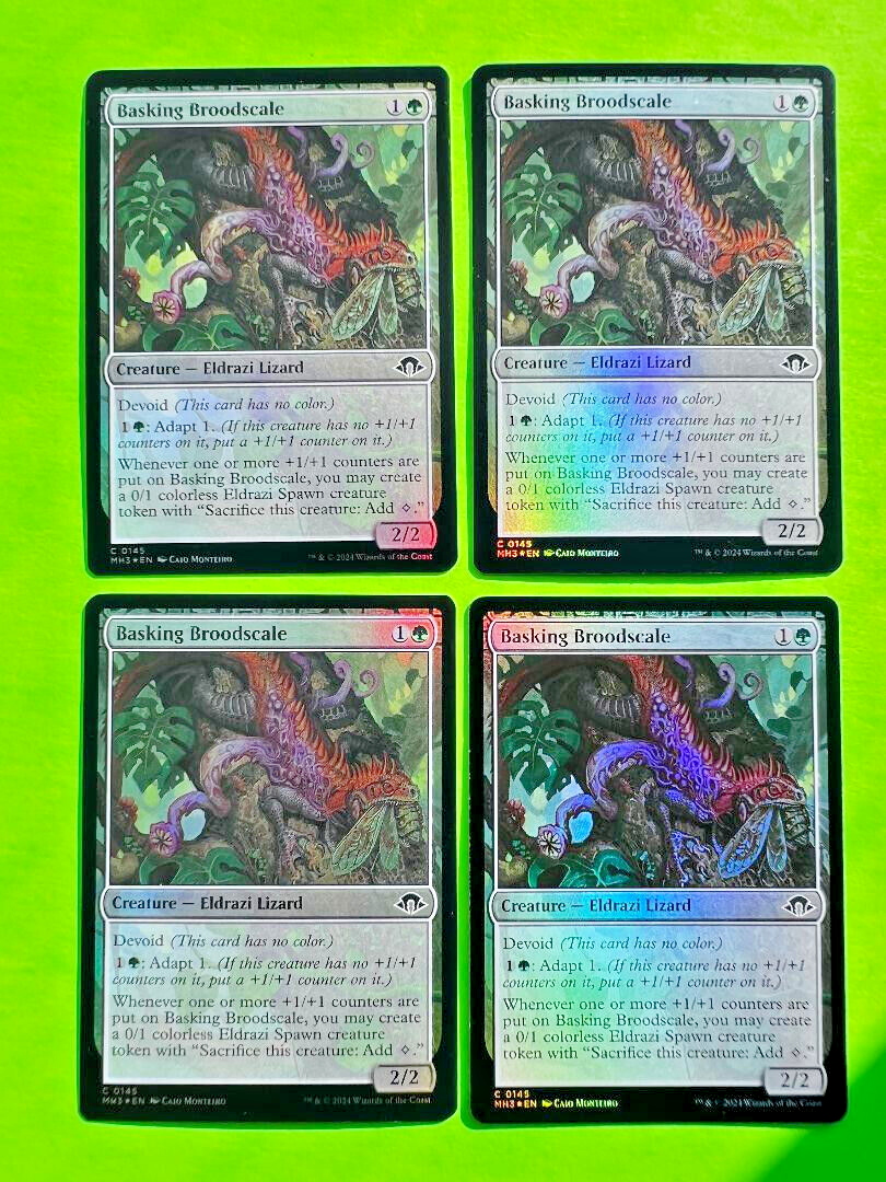 MTG Modern Horizons 3 - Basking Broodscale - Foil Lot of 4 Cards | eBay