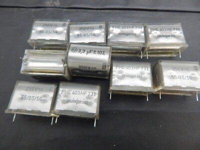 RIFA WIMA PHE403HF7330K METALIZED FILM CAPACITOR 3.3uF 250V 10% RADIAL ...