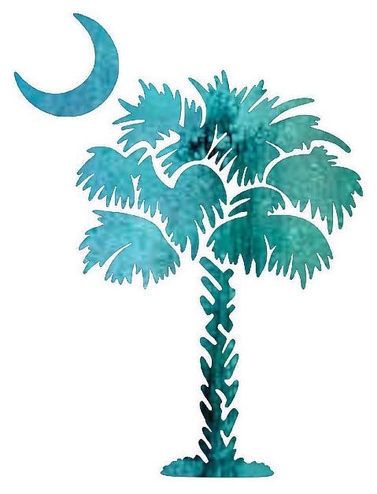South Carolina Palmetto Tree Outline