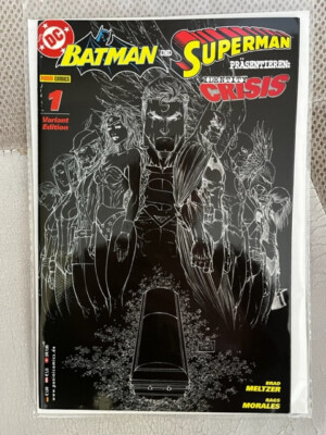 9.2 NM- BATMAN IDENTITY CRISIS # 1 EURO FOREIGN NEGATIVE VARIANT TURNER ...