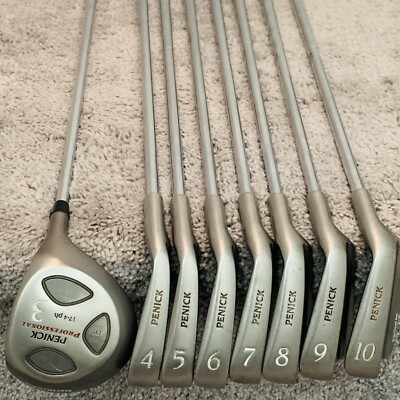 Harvey Penick Professional Take Dead Aim iron set 4-10 Irons & 3 Wood ...