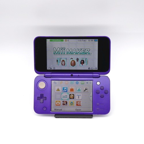 Nintendo "New" 2DS XL Console Purple & Silver w Accessories (USA) | eBay