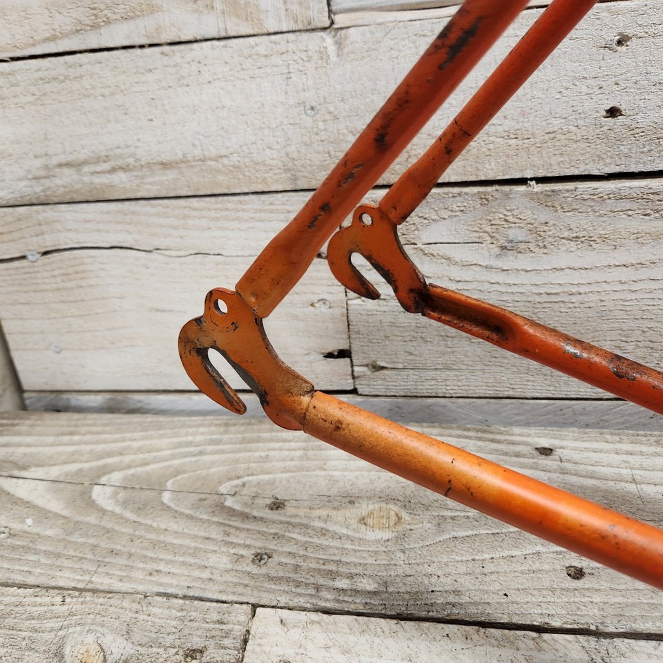 1970s Sears Orange Ten Speed Road Bike 22 Inch Frameset 27" Wheels ...
