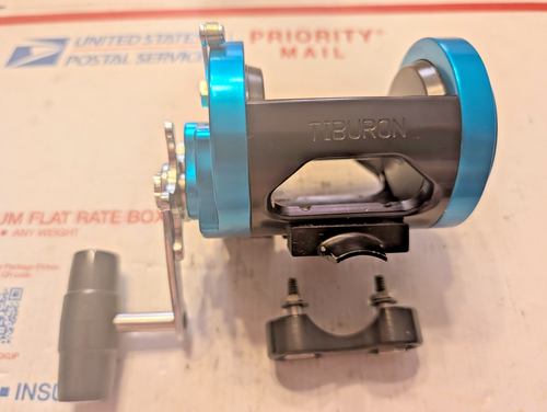 PENN SQUIDDER 140 TIBURON FRAME - ACCUPLATES - POWER HANDLE - SERVICED ...