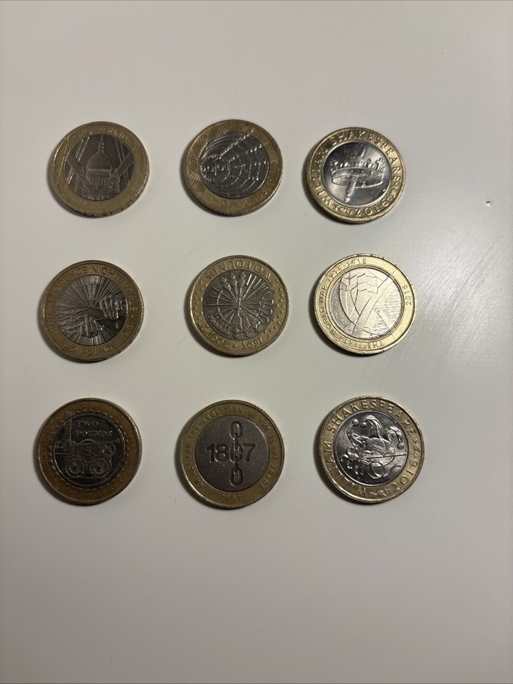 Mixture Of Rare 50 P And 2 Pound Coins | eBay UK