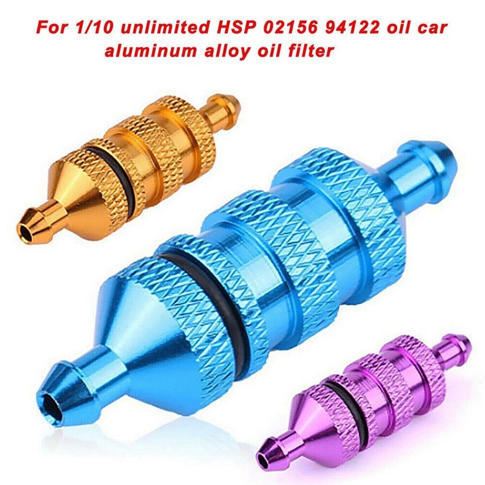 RC For Nitro Model Car Aluminum Alloy Fuel Filter Oil Filter Part 18 ...
