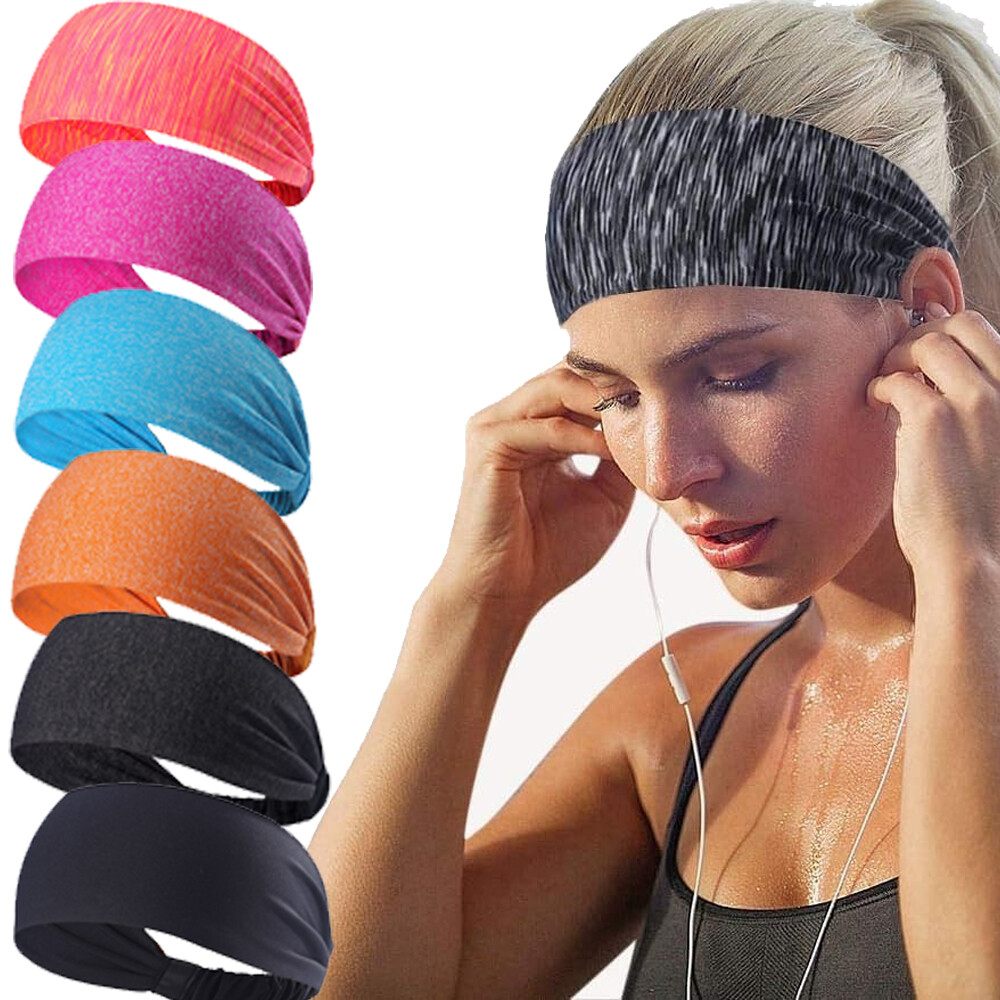 Sport Yoga Running Headband Hair Band Fitness Sweatband Elastic ...