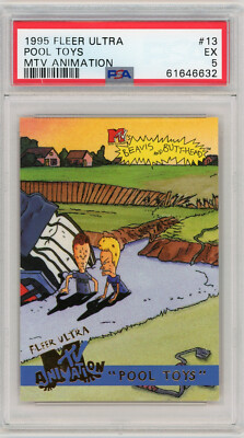 1995 MTV Ultra BEAVIS & BUTTHEAD "Pool Toys" #13 PSA 5 | eBay