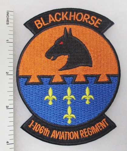 US ARMY 1-106th AVIATION REGIMENT BLACKHORSE PATCH Original Vintage | eBay